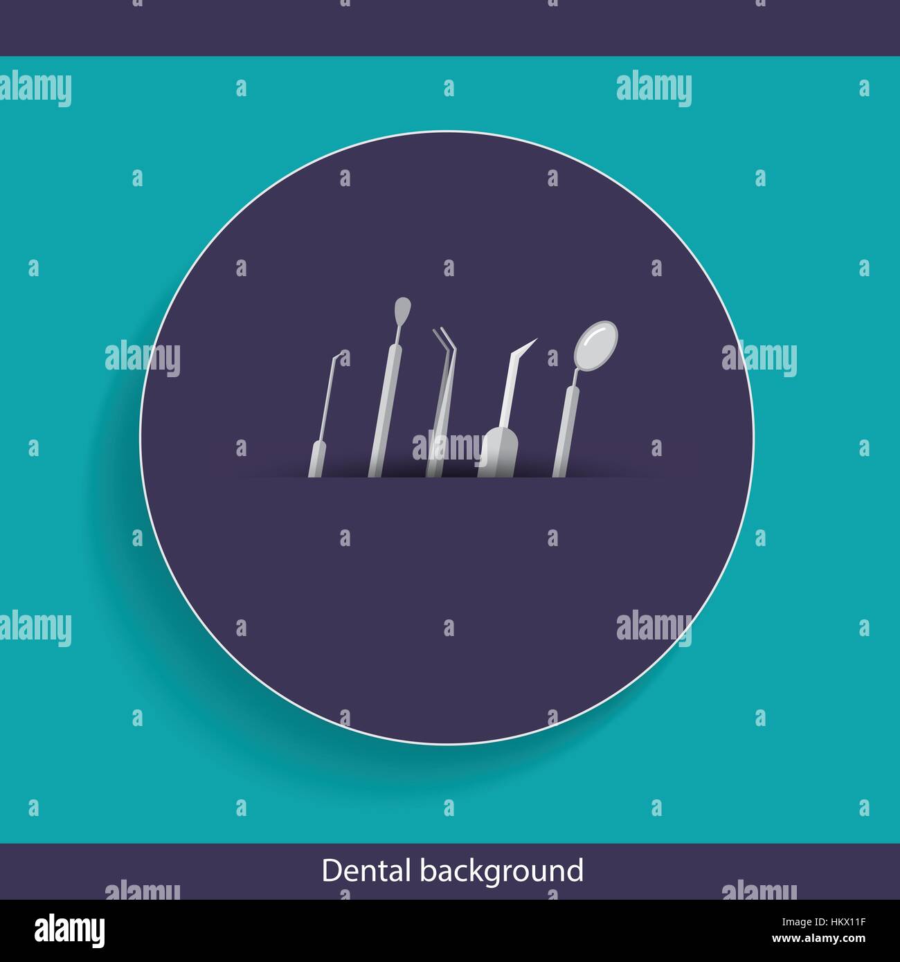 Medical dental background design with dentist tools and instruments ...