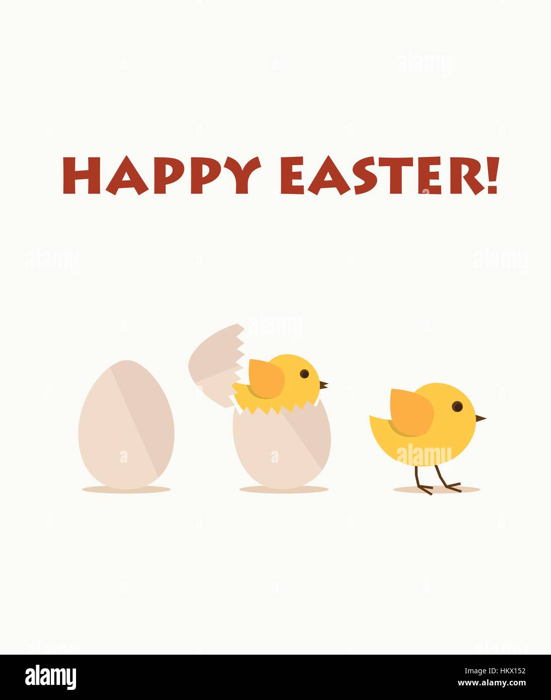 Happy easter cards with easter egg. Vector illustration Stock Vector ...