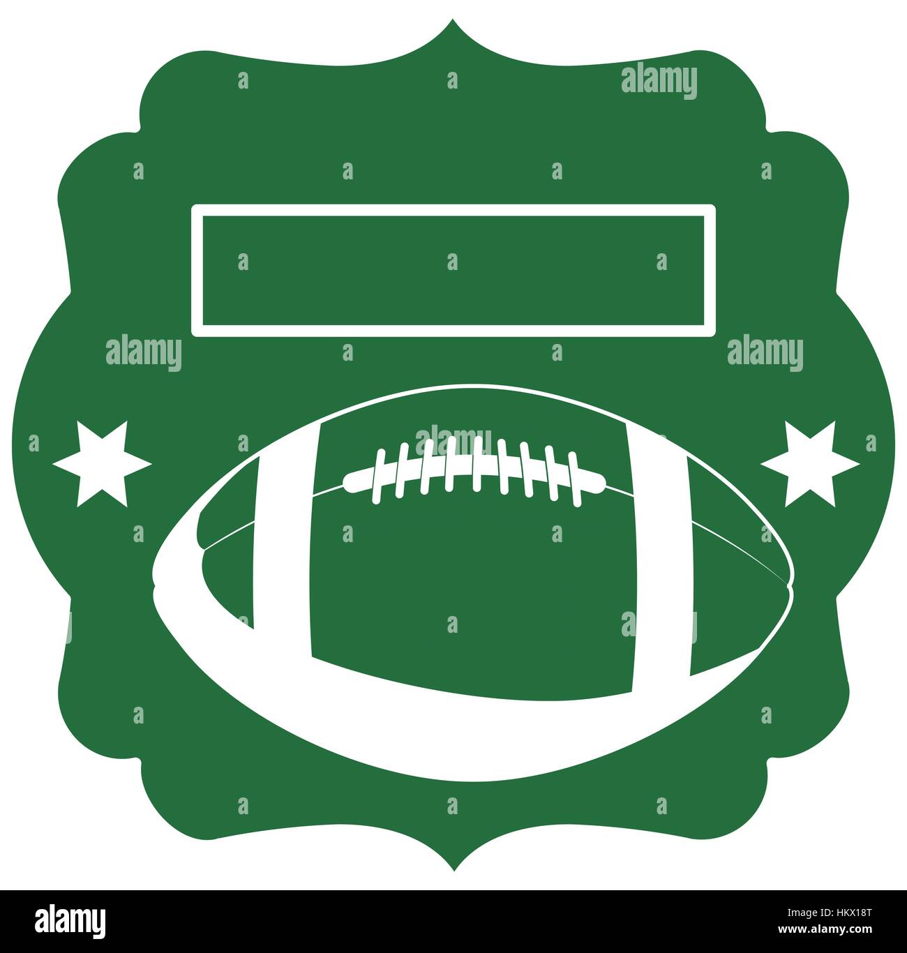 green background heraldic with horizontal football ball vector ...