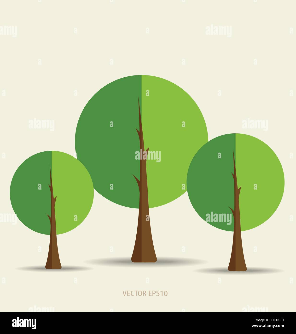 Paper green tree, vector illustration Stock Vector Image & Art - Alamy