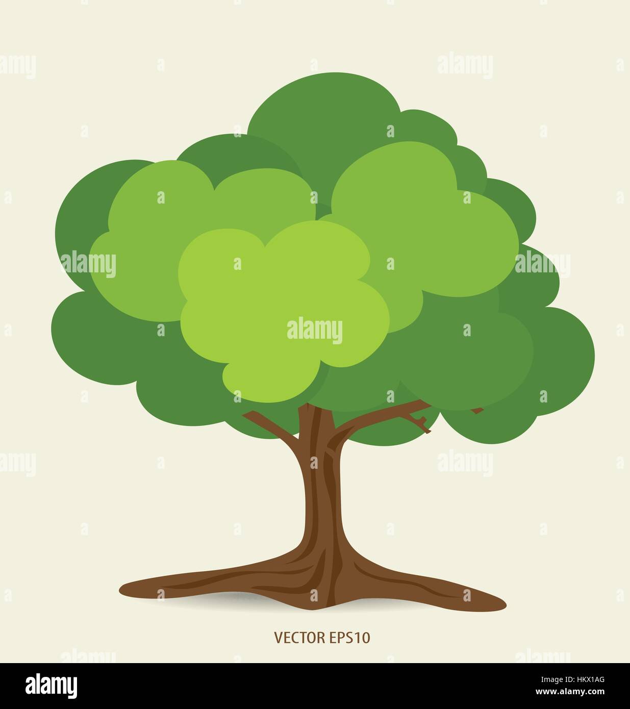 Abstract tree, vector illustration Stock Vector Image & Art - Alamy