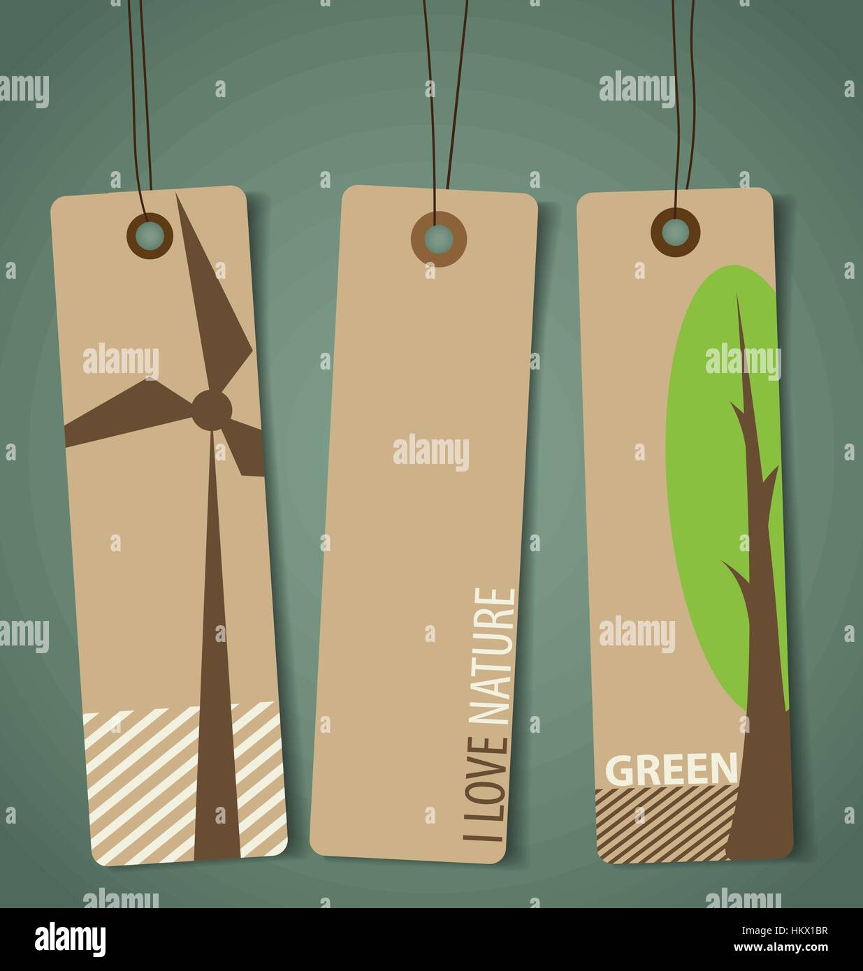 Nature banner, Eco organic labels and tags set. Vector illustration ...