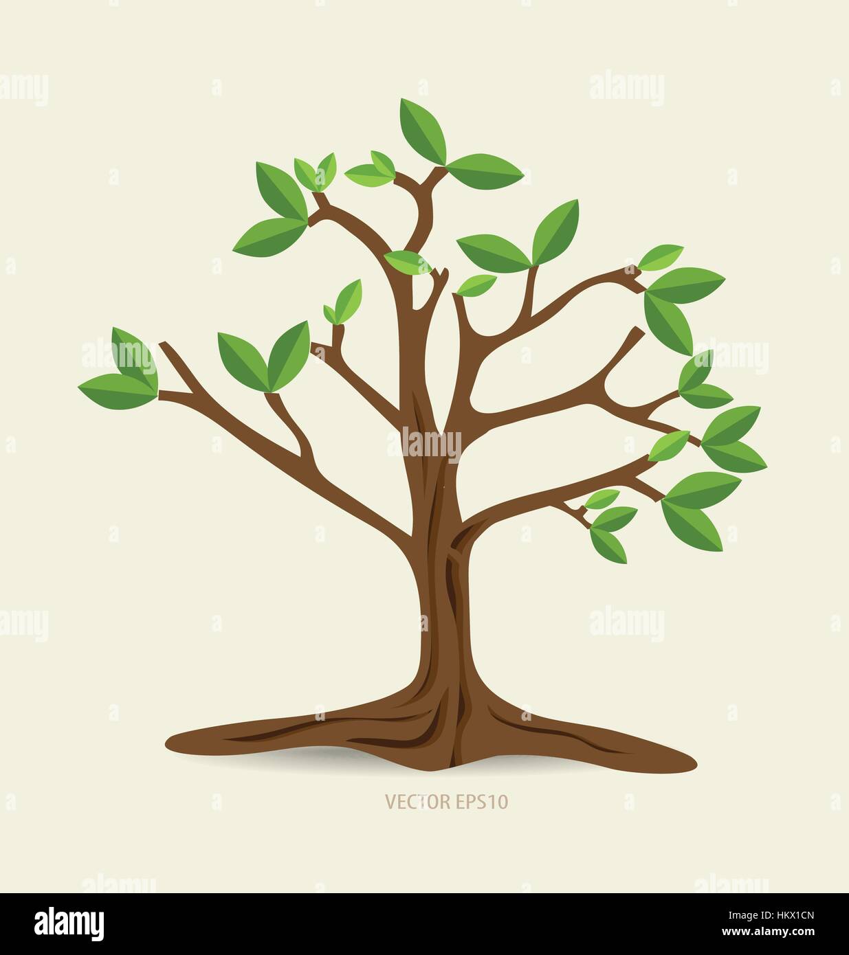 Abstract tree, vector illustration Stock Vector Image & Art - Alamy