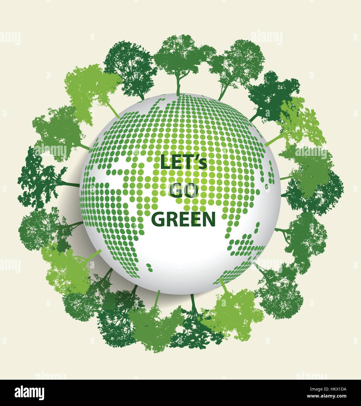 Green Eco Earth. Vector Illustration Stock Vector Image & Art - Alamy