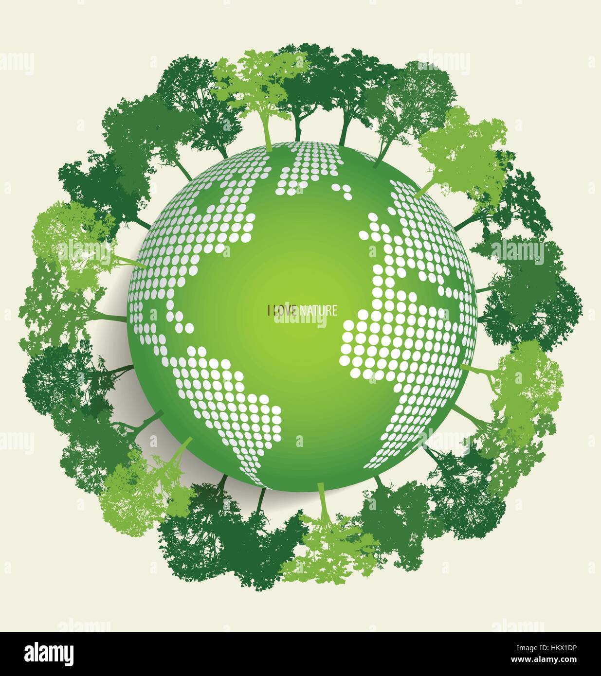 Green Eco Earth. Vector Illustration Stock Vector Image & Art - Alamy
