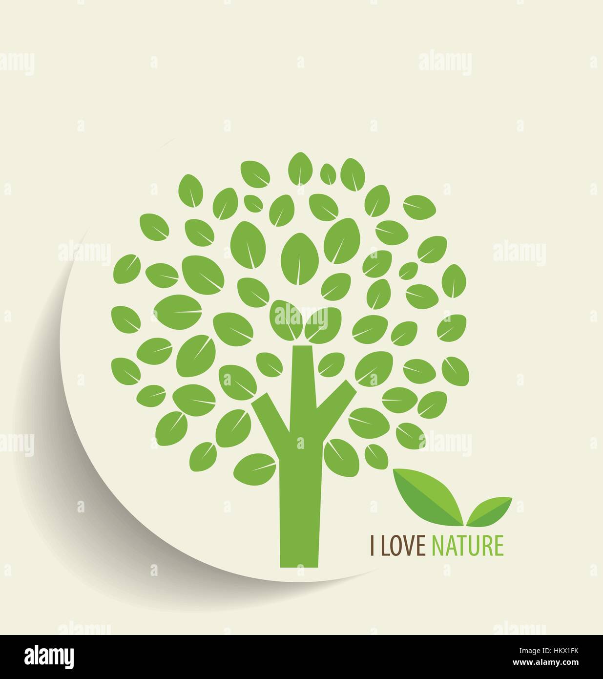 Abstract tree. Vector illustration Stock Vector Image & Art - Alamy