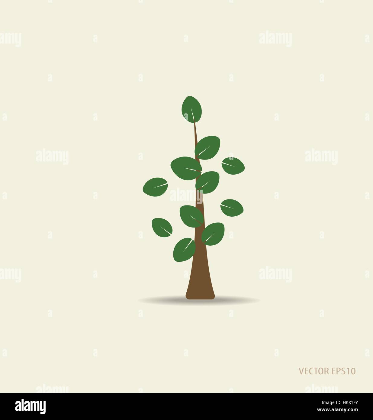 Stylized tree. Vector illustration Stock Vector Image & Art - Alamy