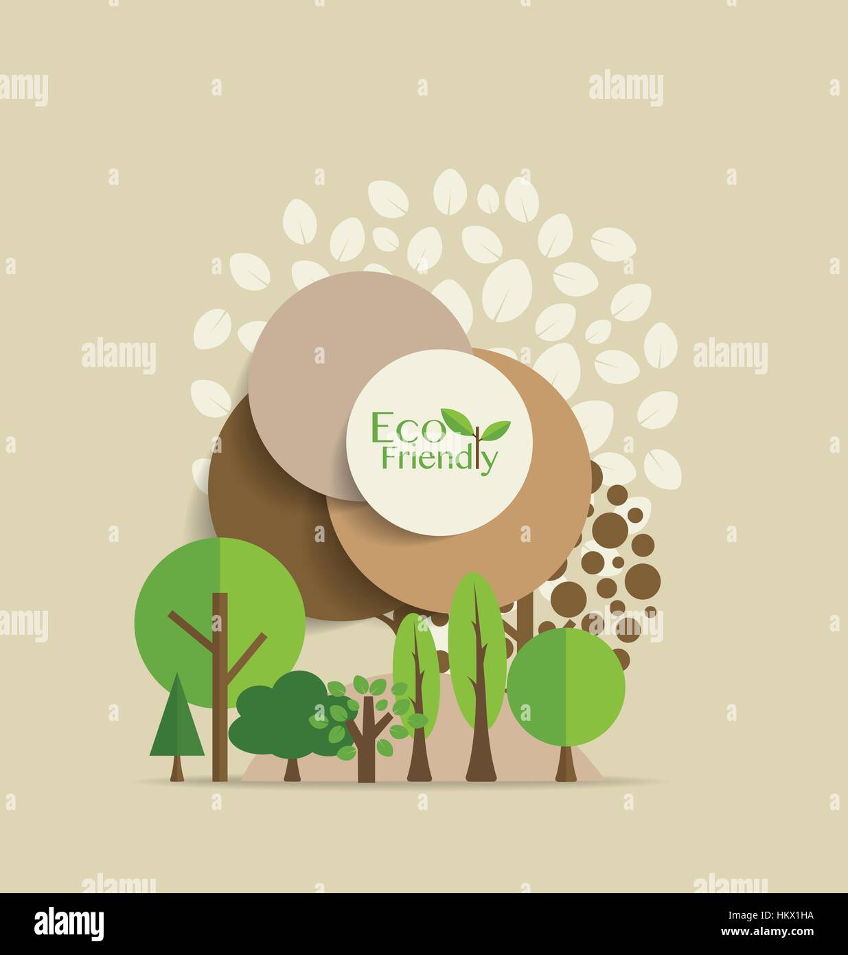 Abstract tree. Vector illustration Stock Vector Image & Art - Alamy