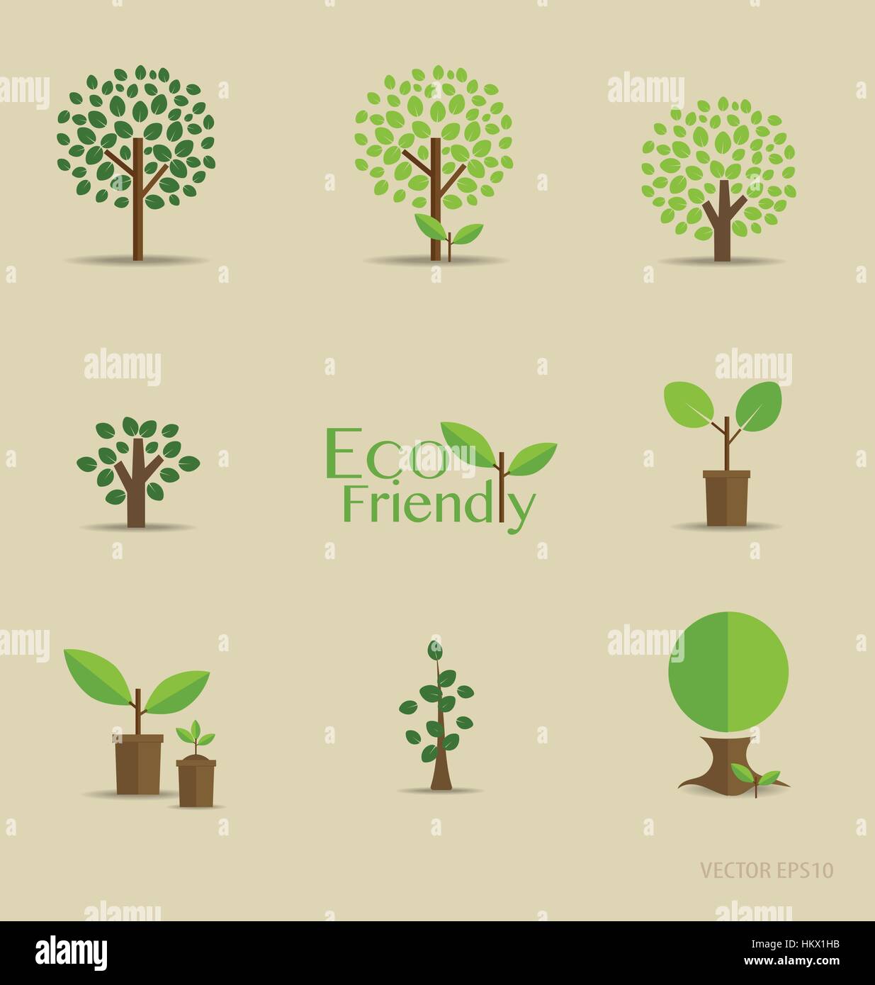 Abstract tree. Vector illustration Stock Vector Image & Art - Alamy