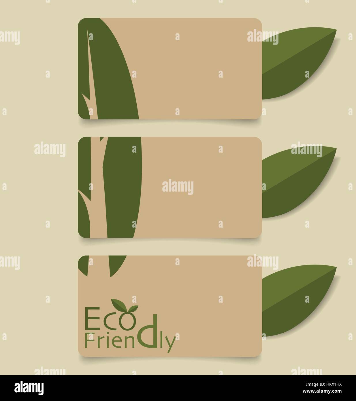 Nature banner, Eco organic labels and cards with Abstract trees. Vector ...