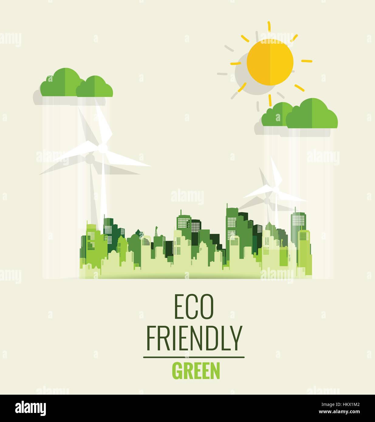 Environmentally friendly world. Ecology concept. Vector illustration ...