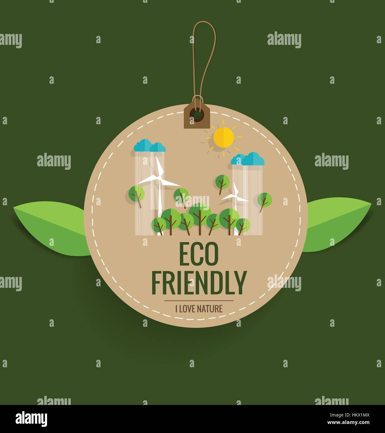 Nature banner. Ecology concept with tree background. Vector ...