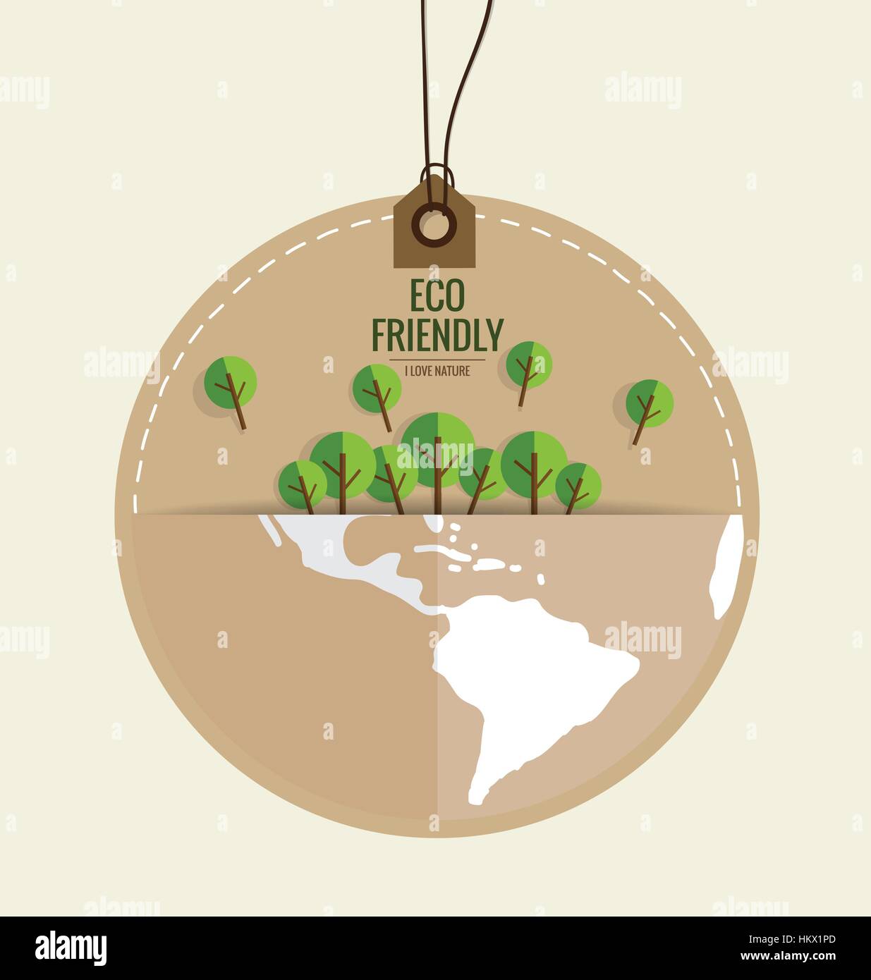 Nature banner. Ecology concept with tree background. Vector ...