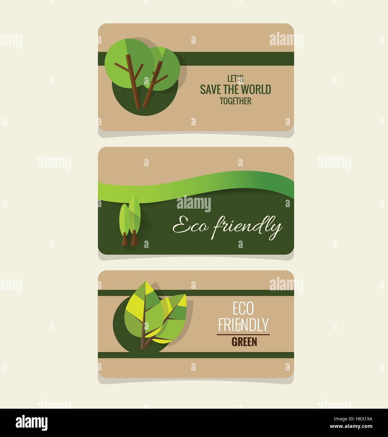 Nature banner. Ecology concept with tree background. Vector ...