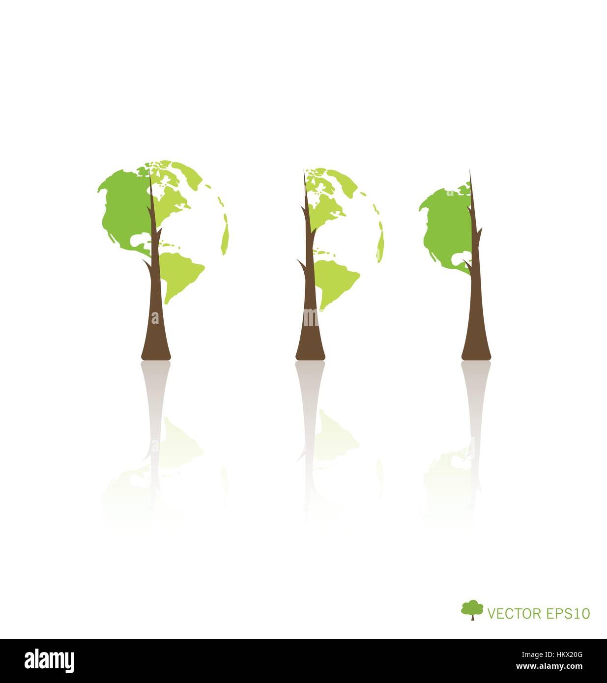 Save trees poster Cut Out Stock Images & Pictures - Alamy