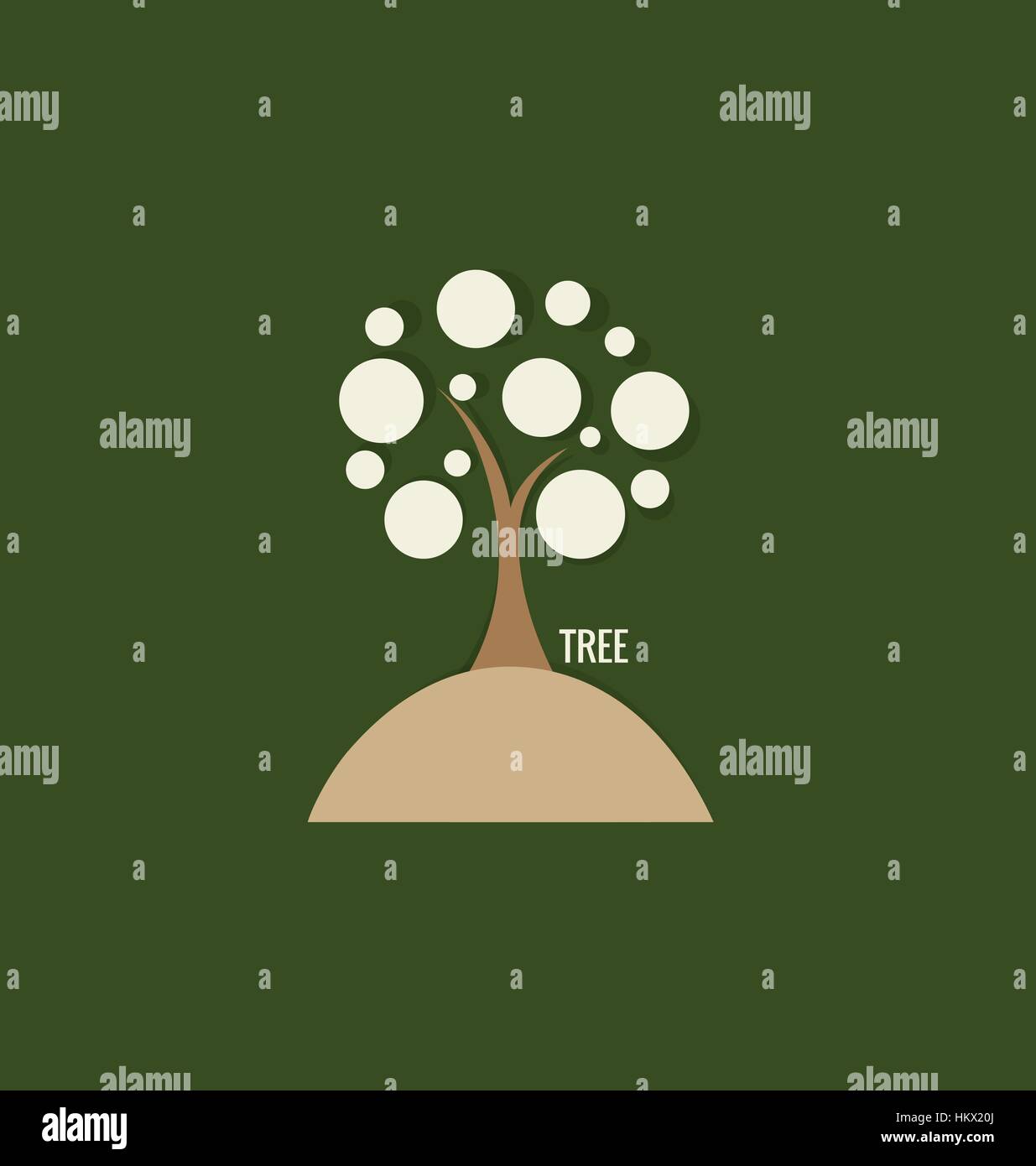 Abstract tree. Vector Illustration Stock Vector Image & Art - Alamy