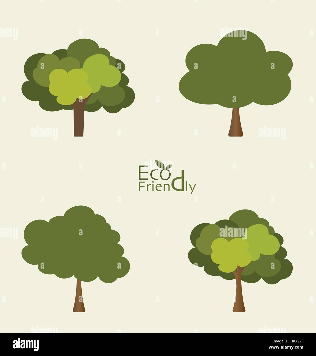 Abstract trees. Vector illustration Stock Vector Image & Art - Alamy