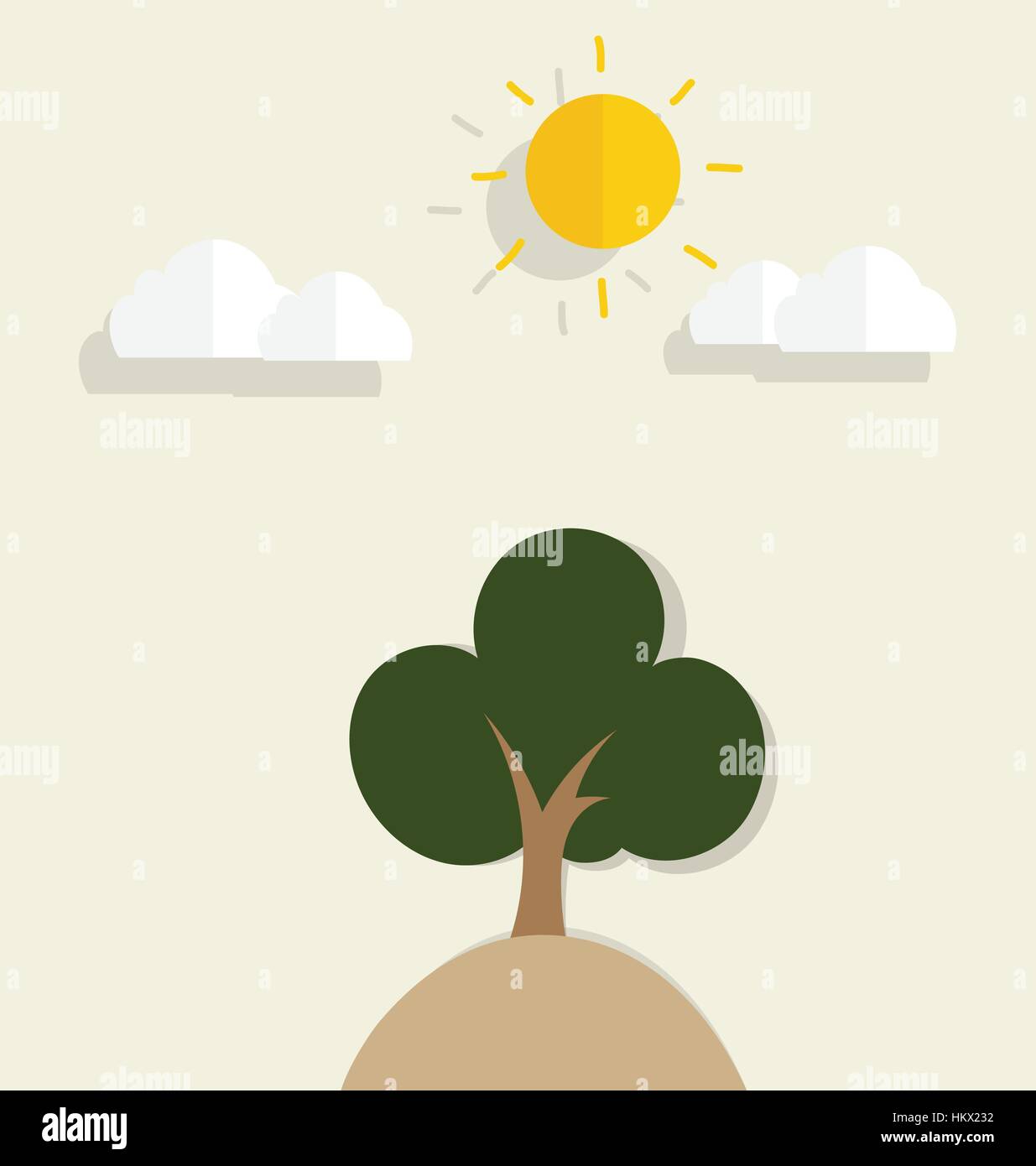 Abstract tree. Vector Illustration Stock Vector Image & Art - Alamy