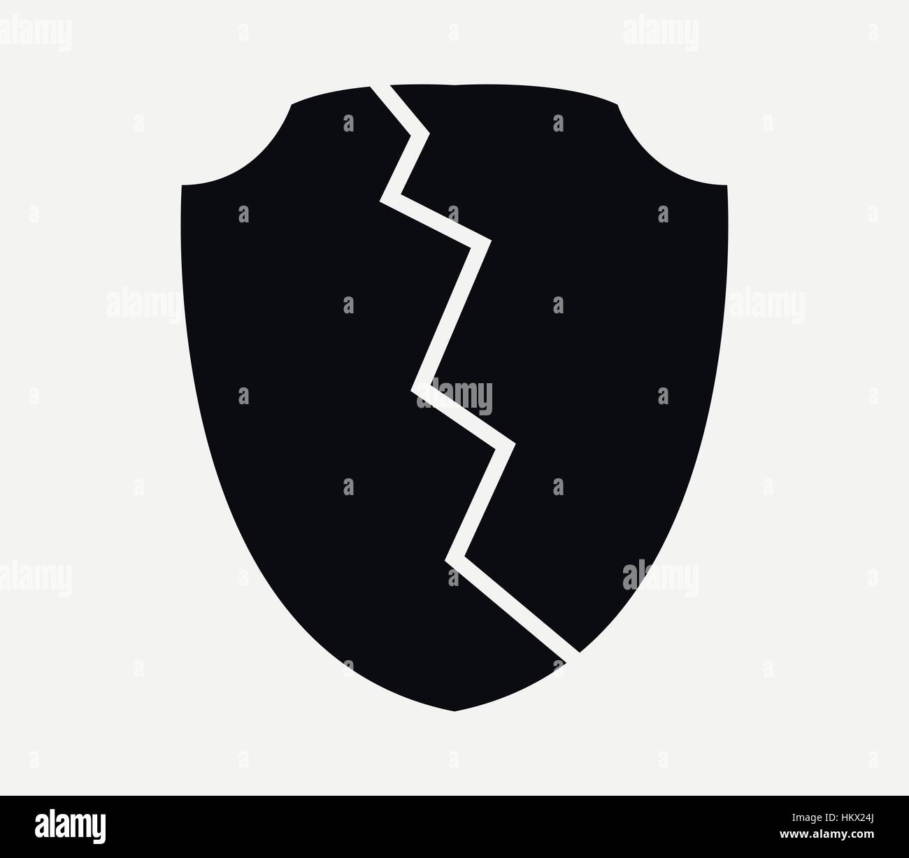 Broken shield icon Stock Vector Image & Art - Alamy Broken shield icon Stock Vector Image & Art - Alamy