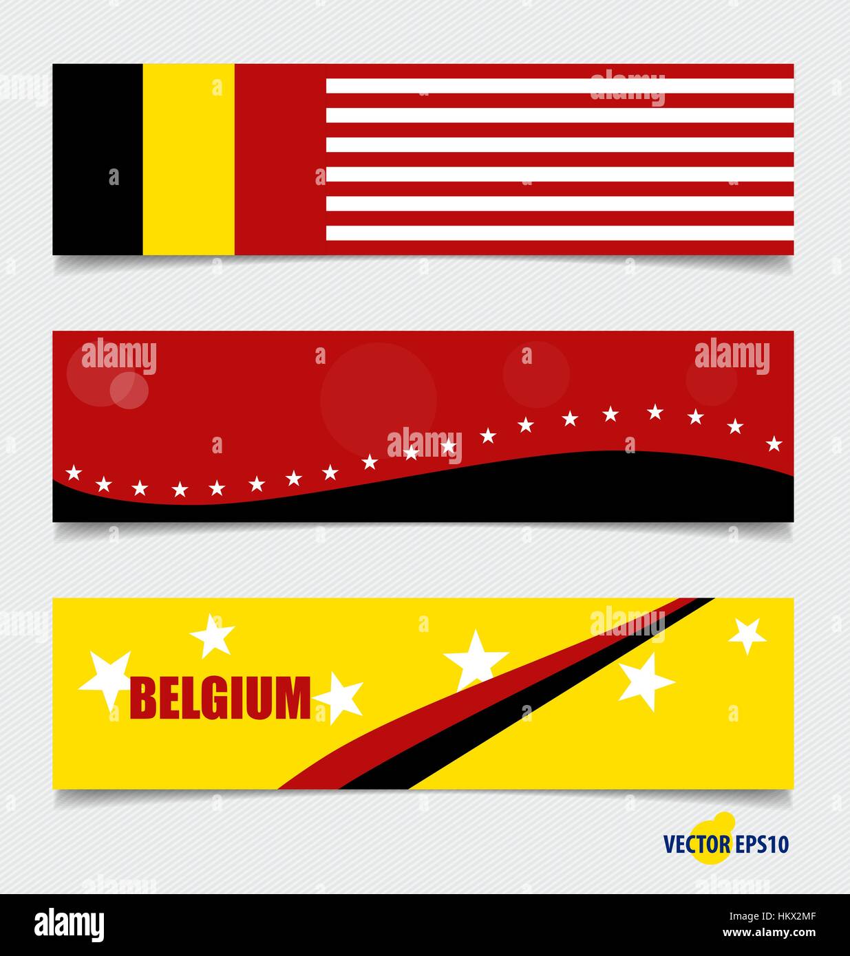 Belgium, Flags concept design. Vector illustration Stock Vector Image ...