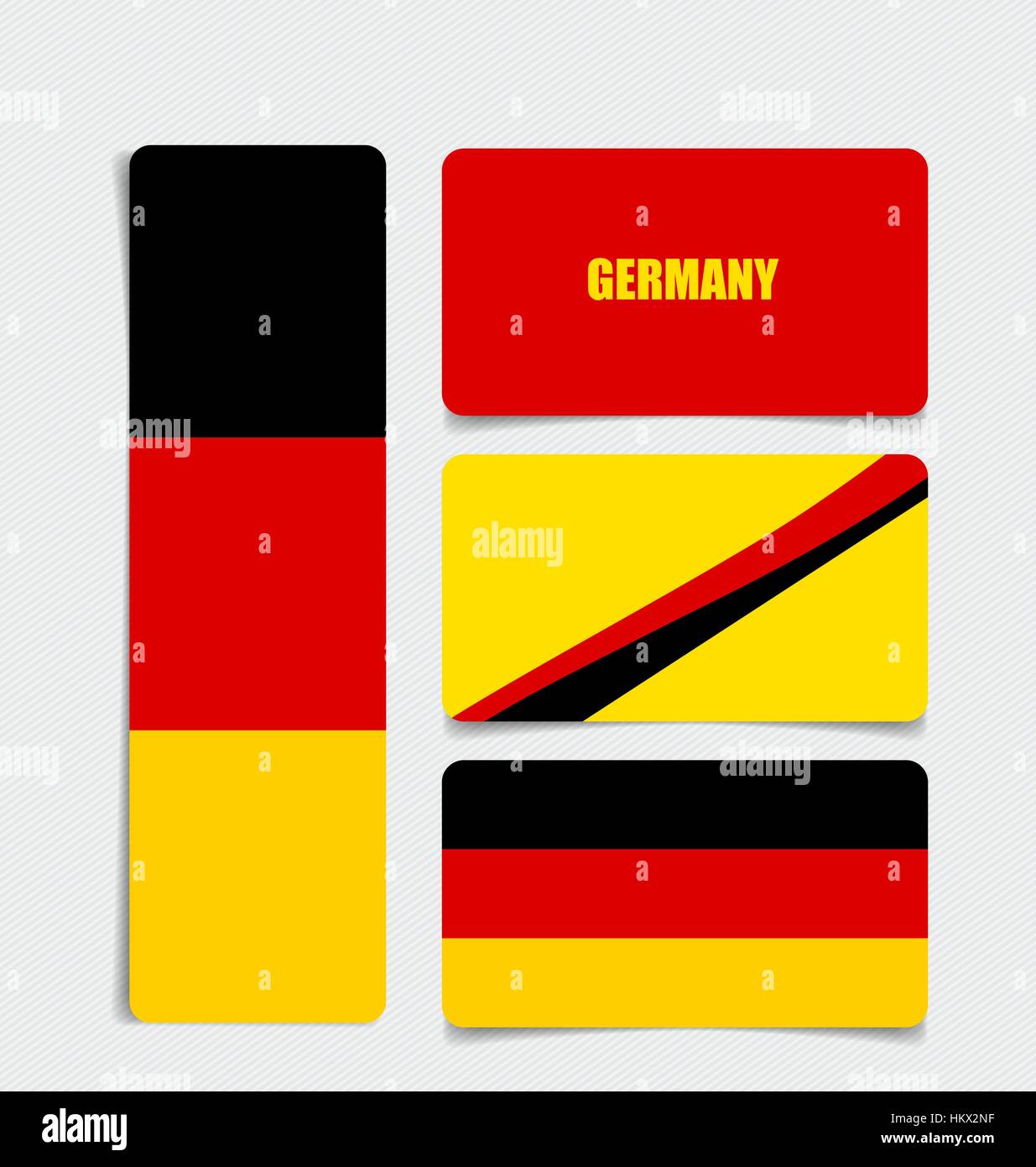 Germany, Flags concept design. Vector illustration Stock Vector Image ...