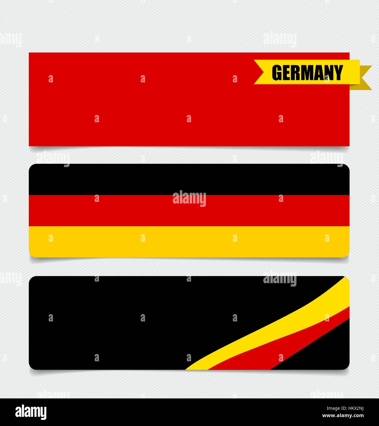 Germany, Flags concept design. Vector illustration Stock Vector Image ...