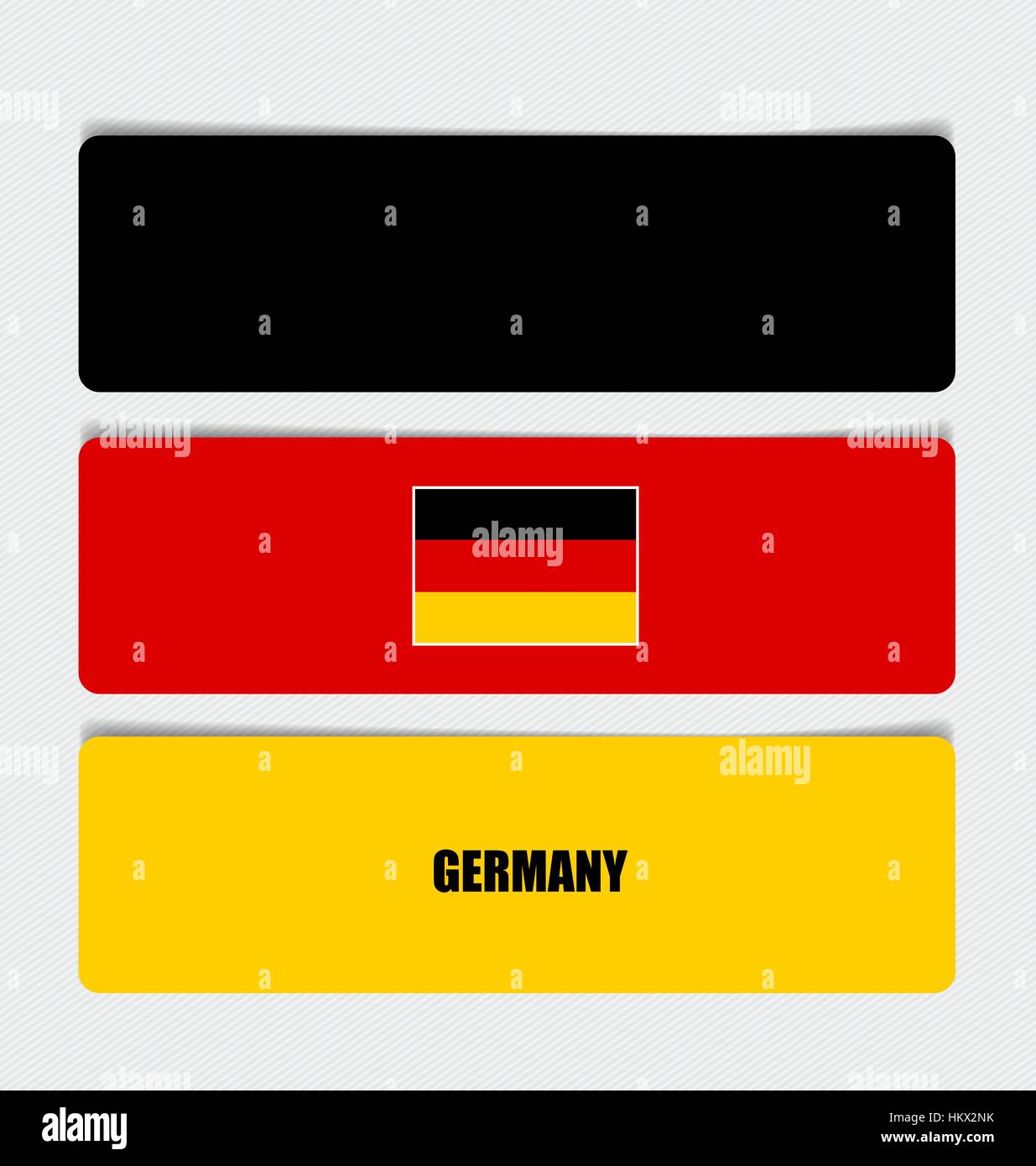 Germany, Flags concept design. Vector illustration Stock Vector Image ...