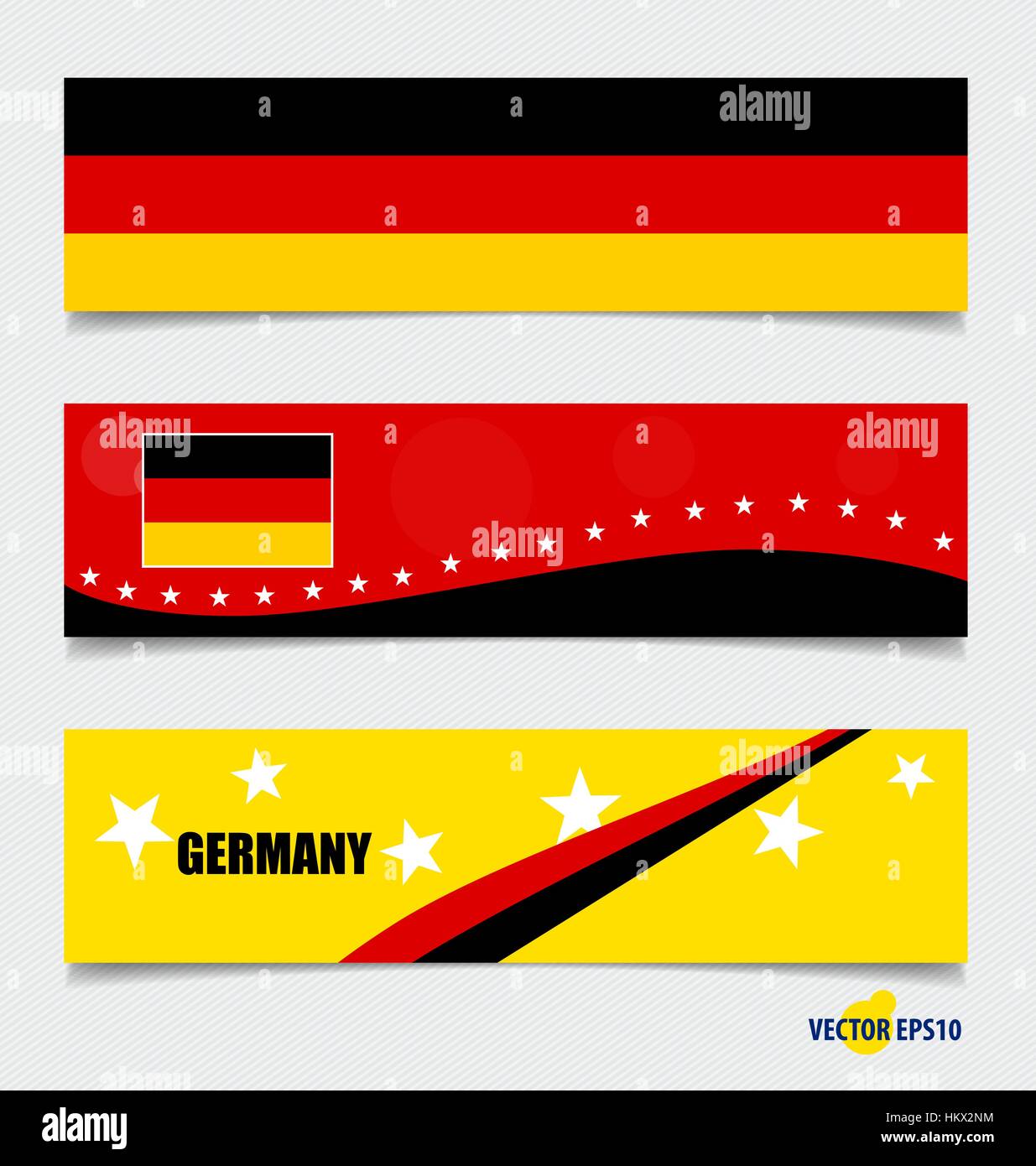 Germany, Flags concept design. Vector illustration Stock Vector Image ...