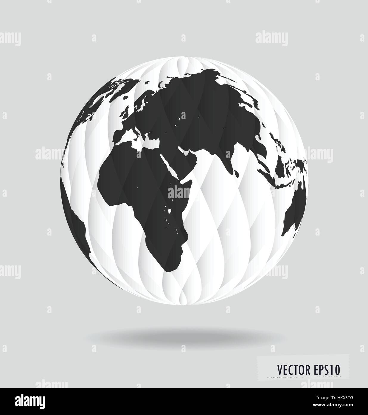 Modern globe. Vector illustration Stock Vector Image & Art - Alamy