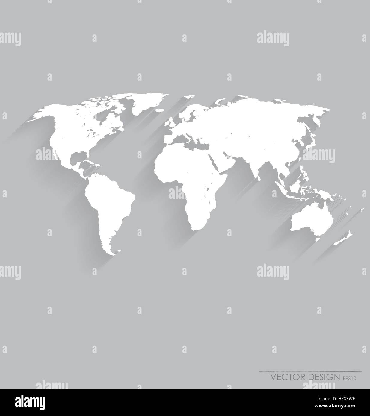 World map. Vector Illustration Stock Vector Image & Art - Alamy