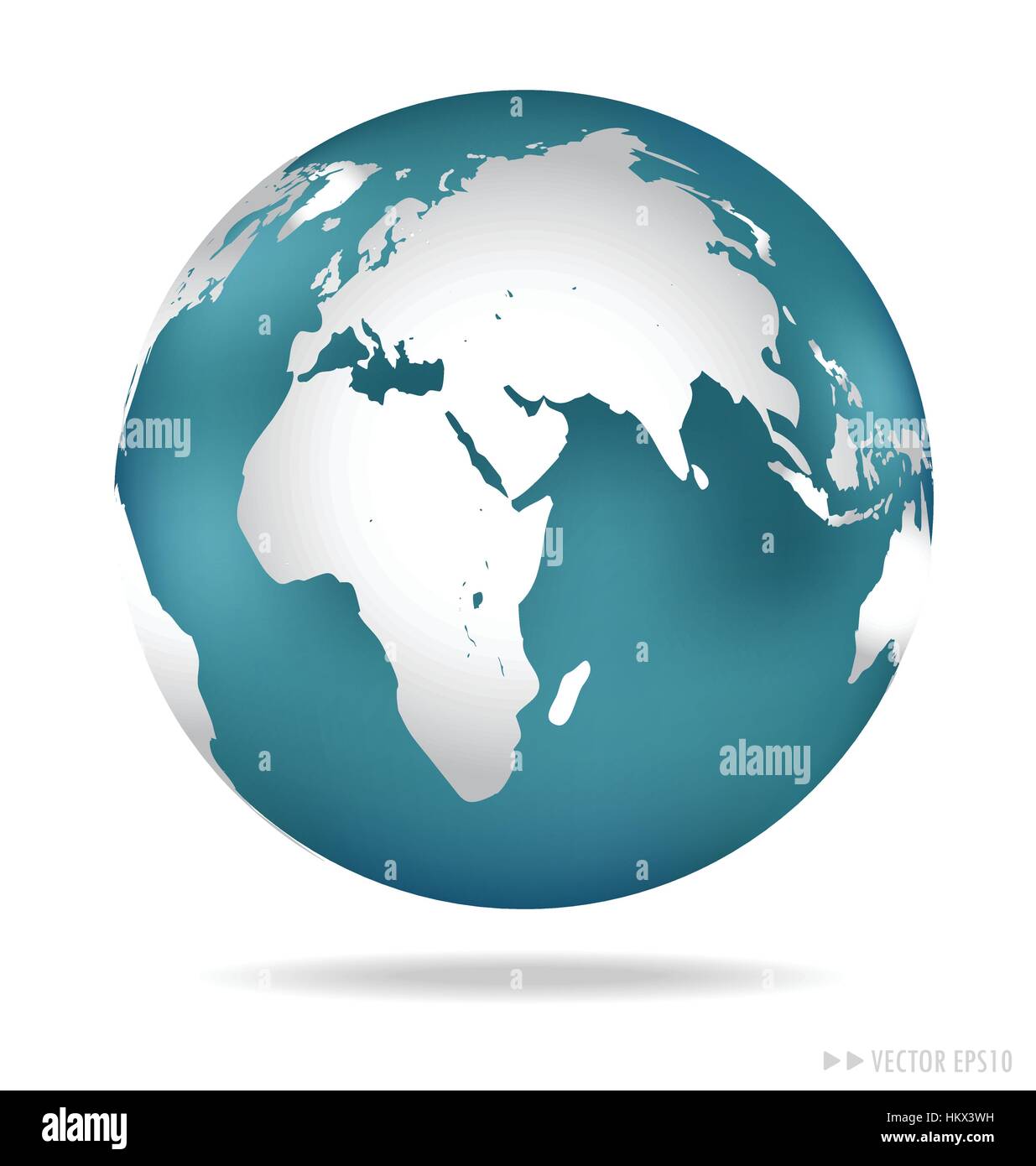 Modern globe. Vector illustration Stock Vector Image & Art - Alamy