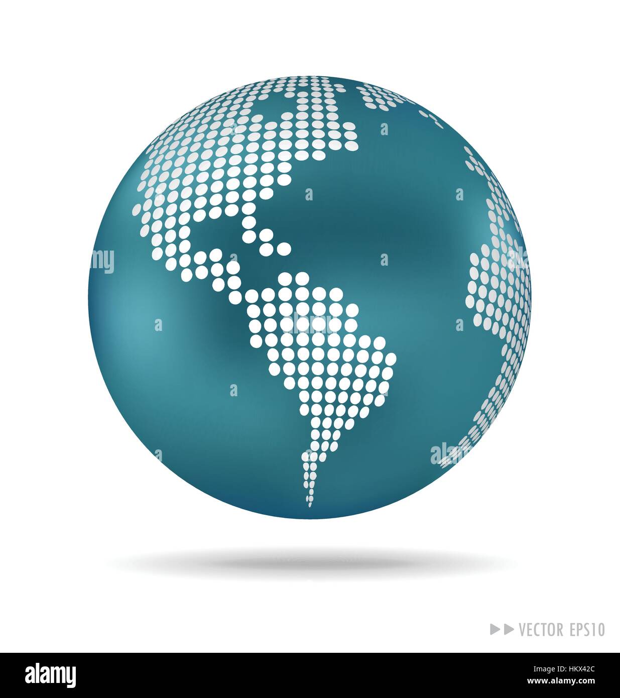 Modern globe. Vector illustration Stock Vector Image & Art - Alamy