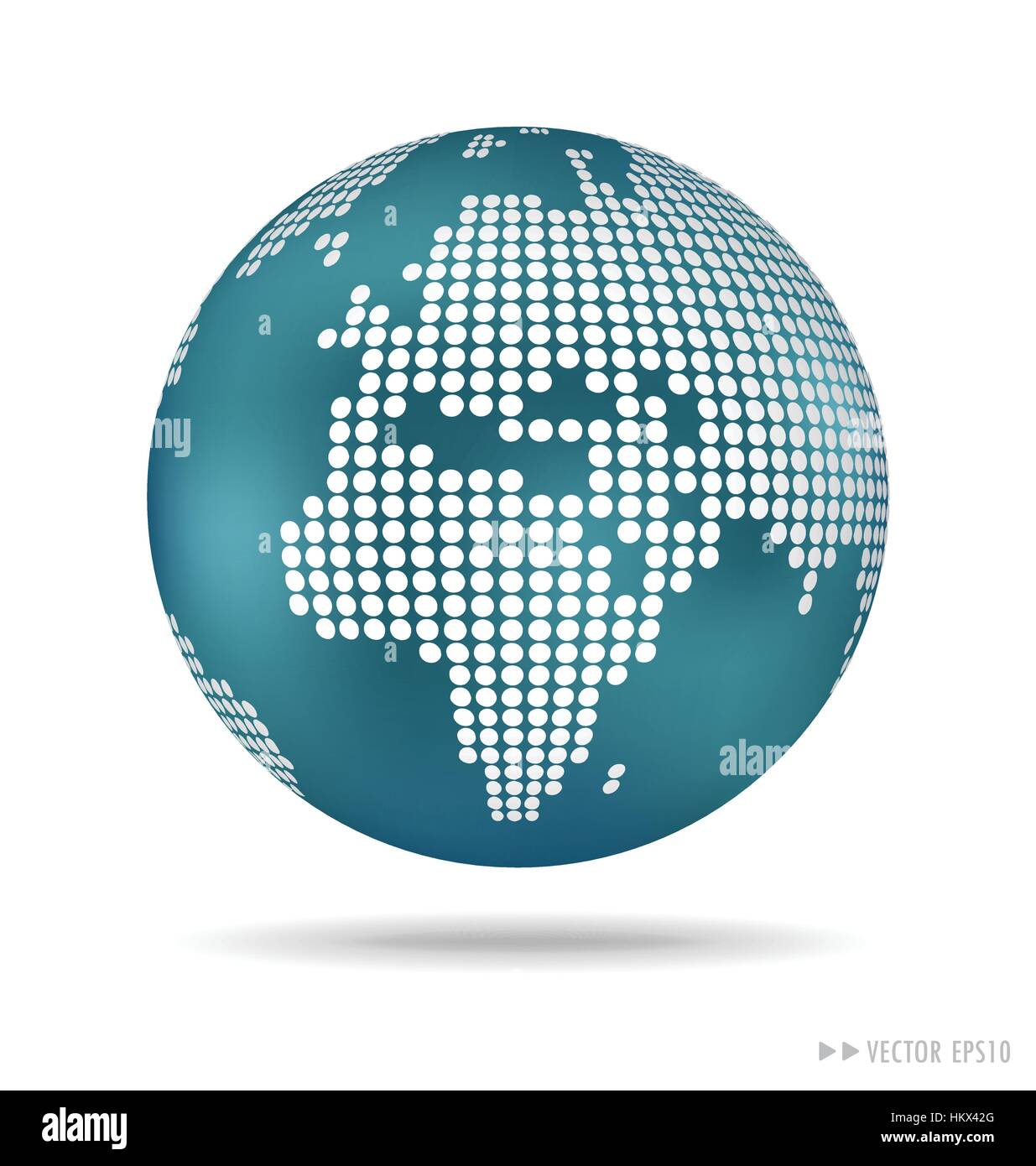 Modern globe. Vector illustration Stock Vector Image & Art - Alamy