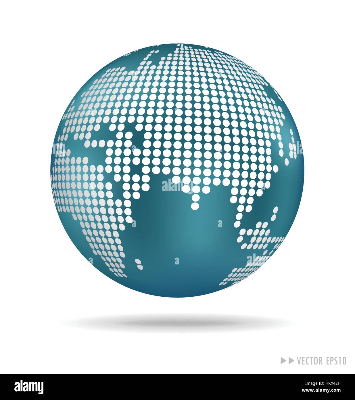 Modern globe. Vector illustration Stock Vector Image & Art - Alamy