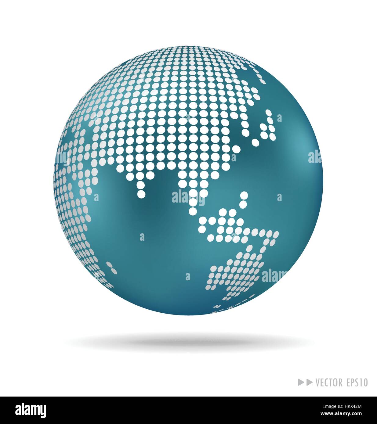 Modern globe. Vector illustration Stock Vector Image & Art - Alamy