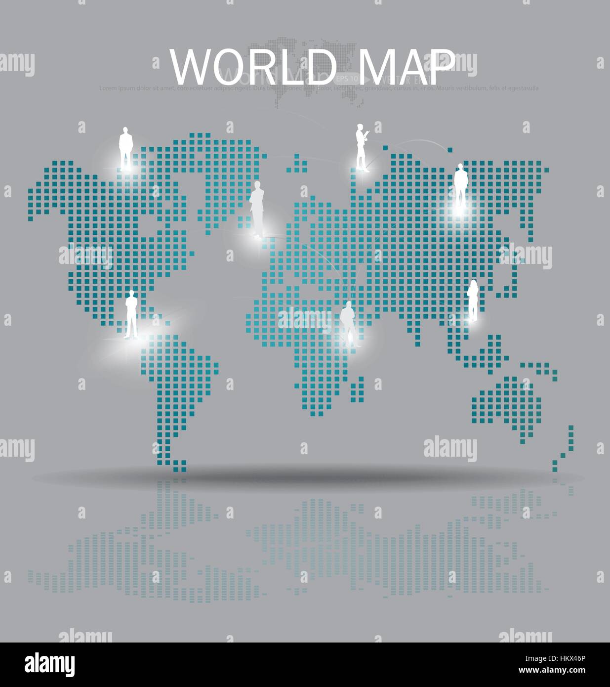 World map. Vector Illustration Stock Vector Image & Art - Alamy