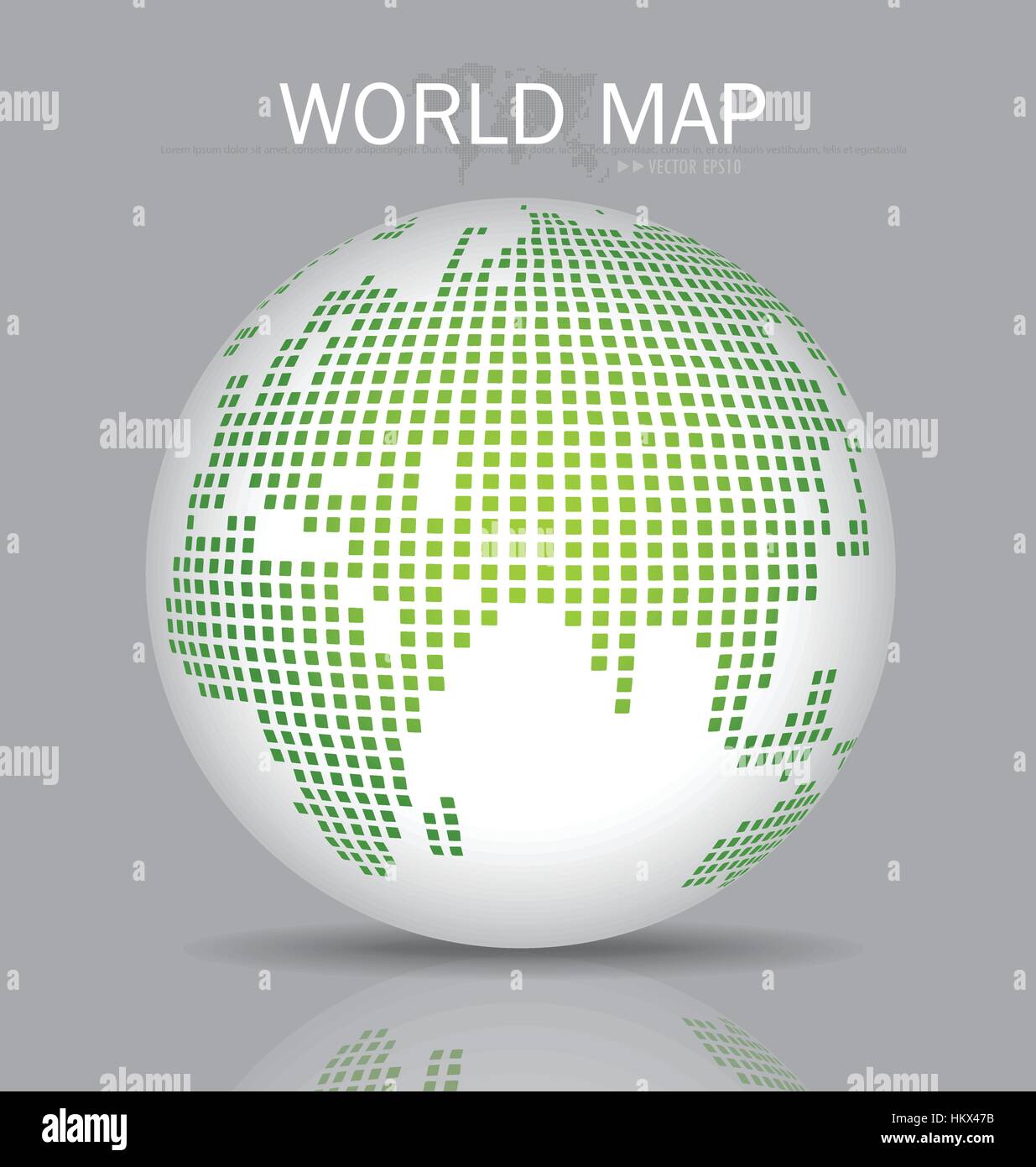 Modern globe. Vector illustration Stock Vector Image & Art - Alamy