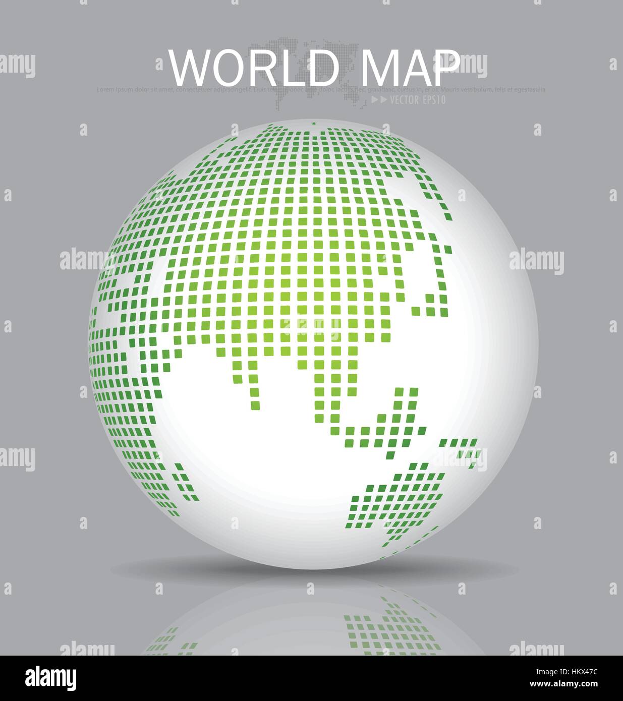 Modern globe. Vector illustration Stock Vector Image & Art - Alamy