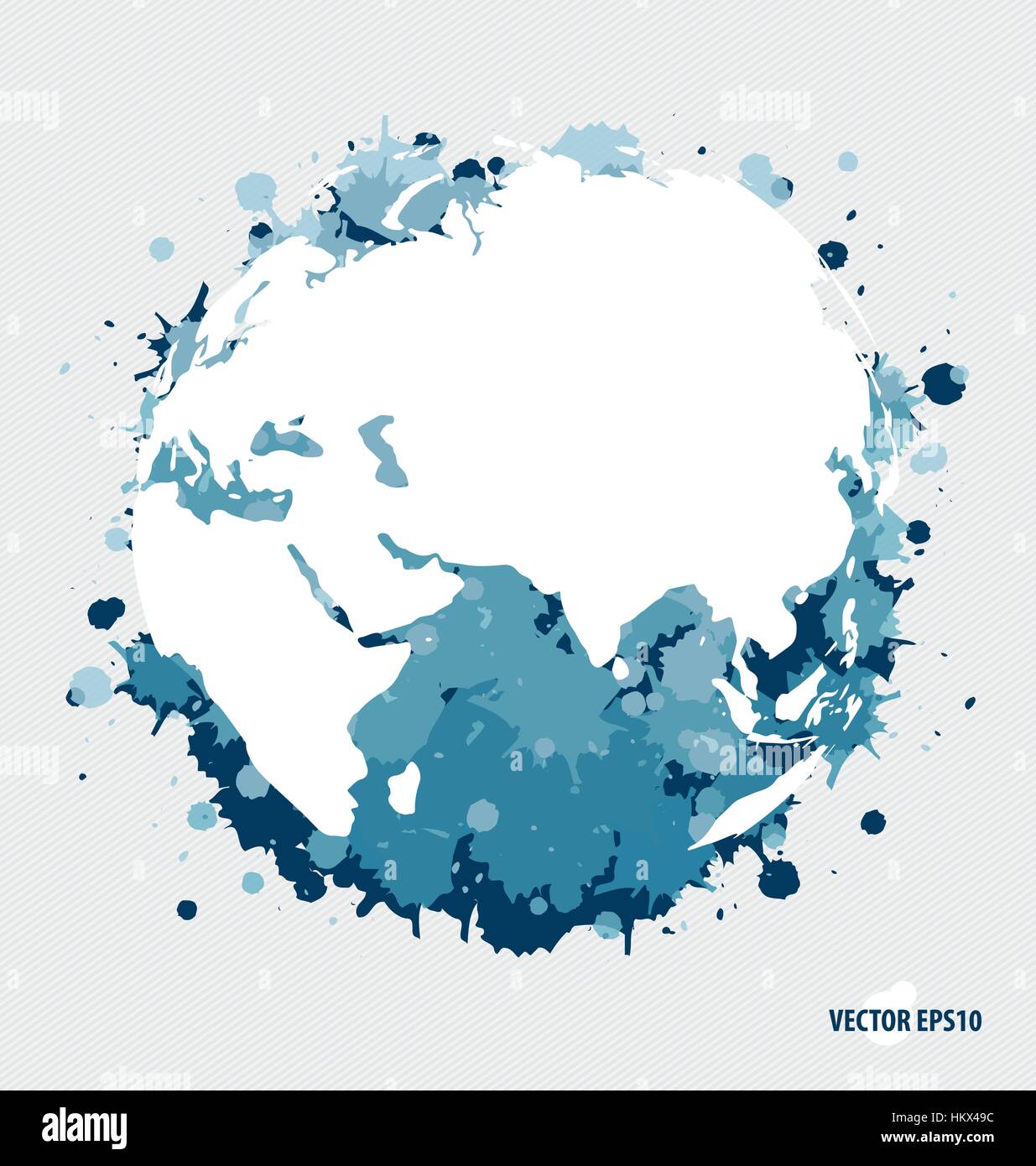 Modern blue globe. Vector Illustration Stock Vector Image & Art - Alamy