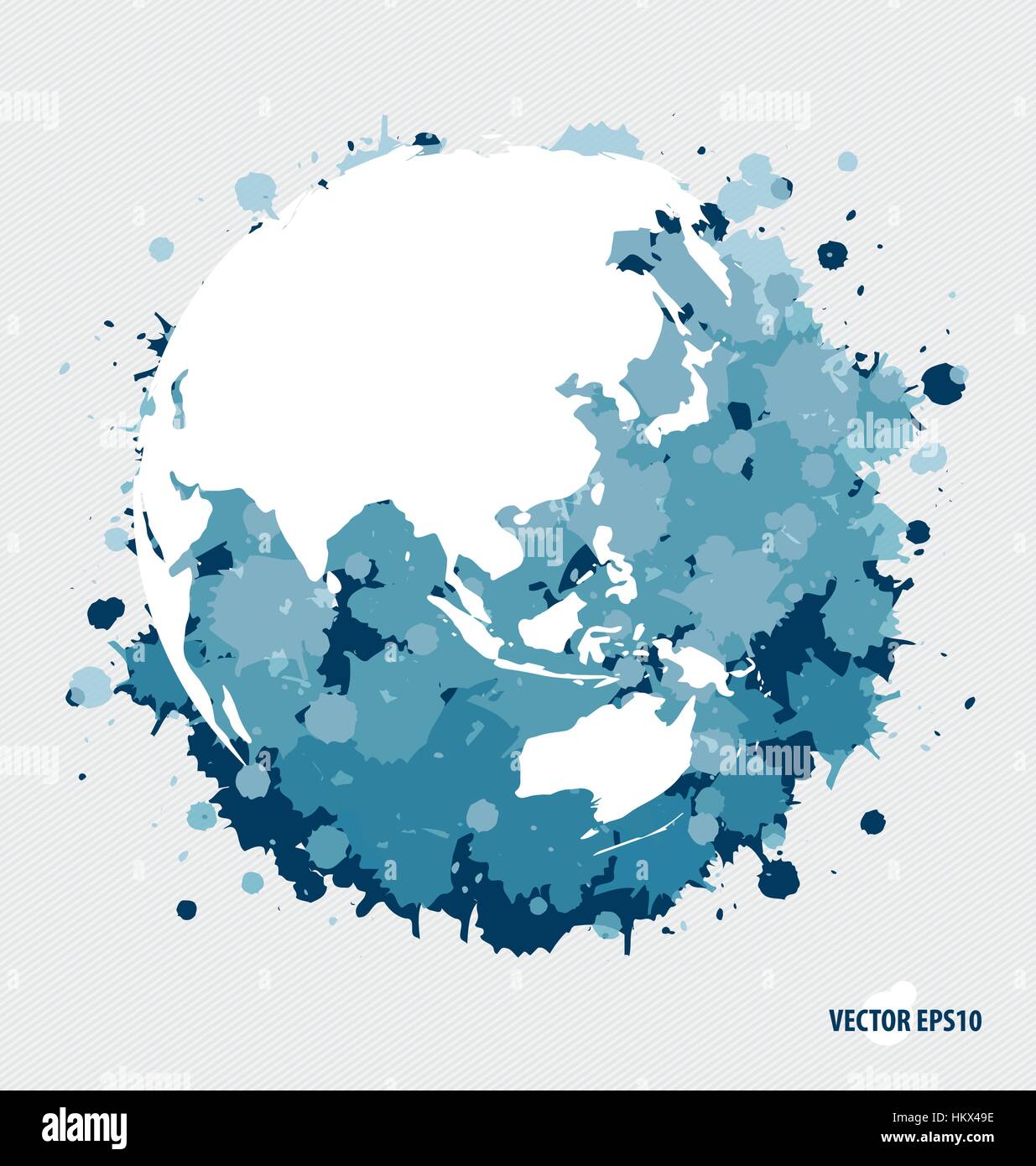 Modern blue globe. Vector Illustration Stock Vector Image & Art - Alamy