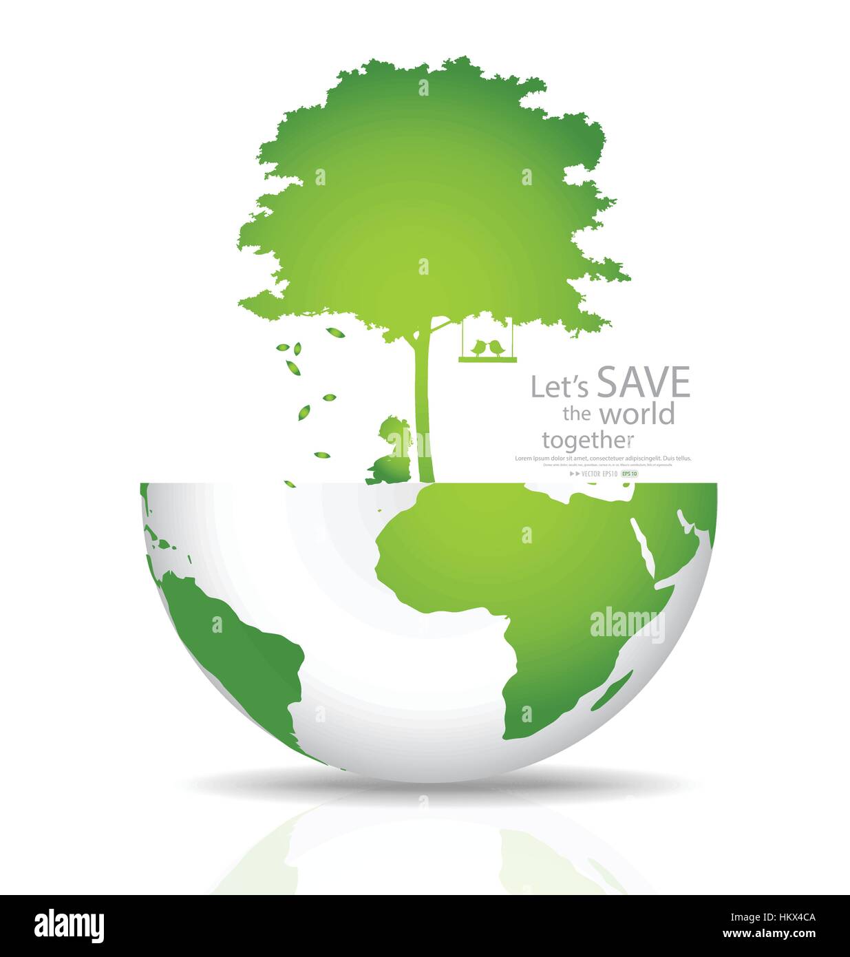 Save the world. Vector illustration Stock Vector Image & Art - Alamy