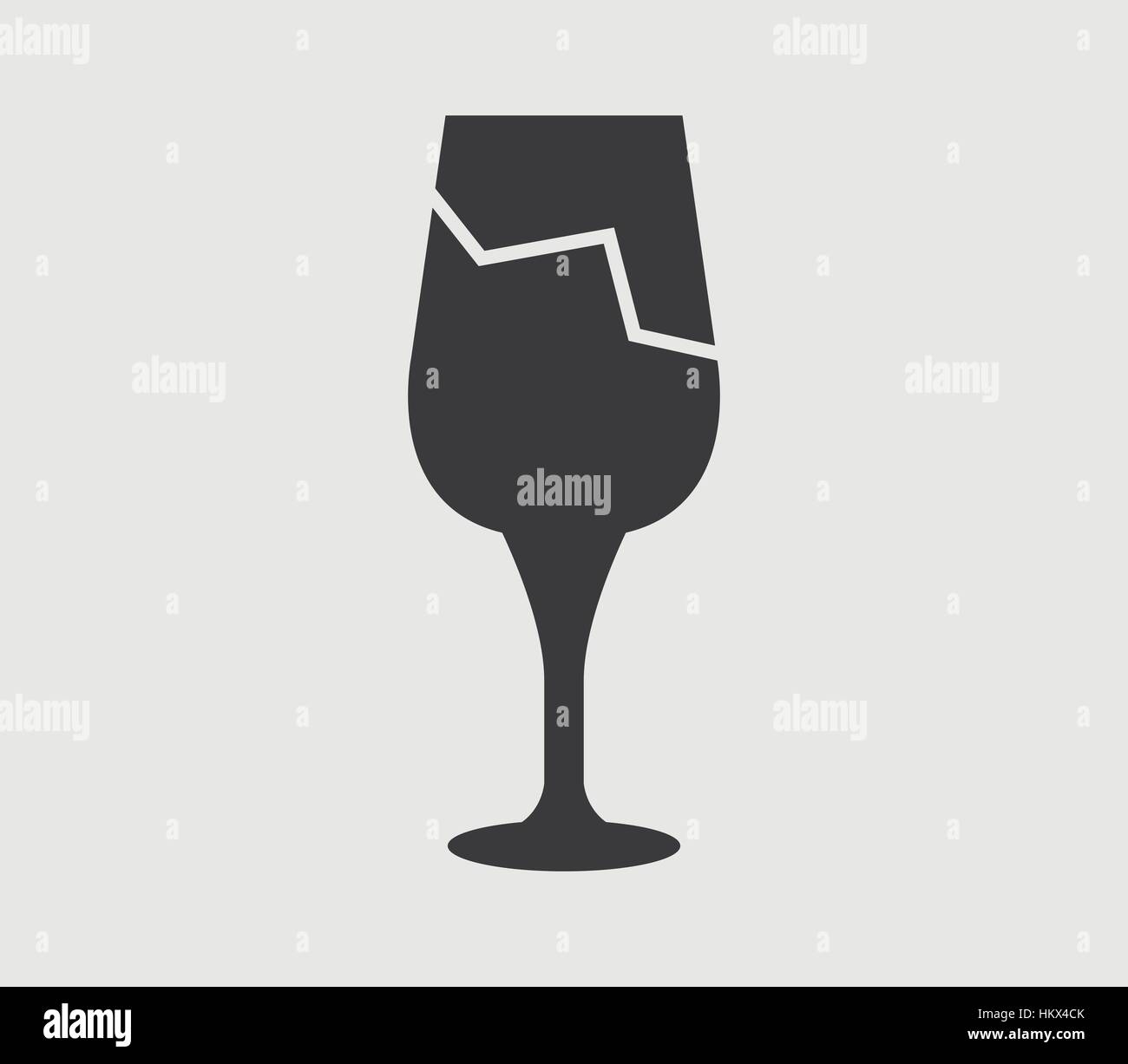 Broken glass icon Stock Vector Image & Art - Alamy
