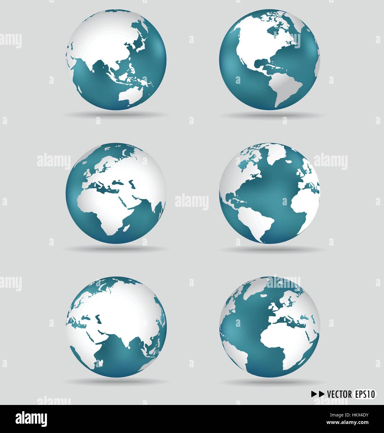 Modern globe. Vector illustration Stock Vector Image & Art - Alamy