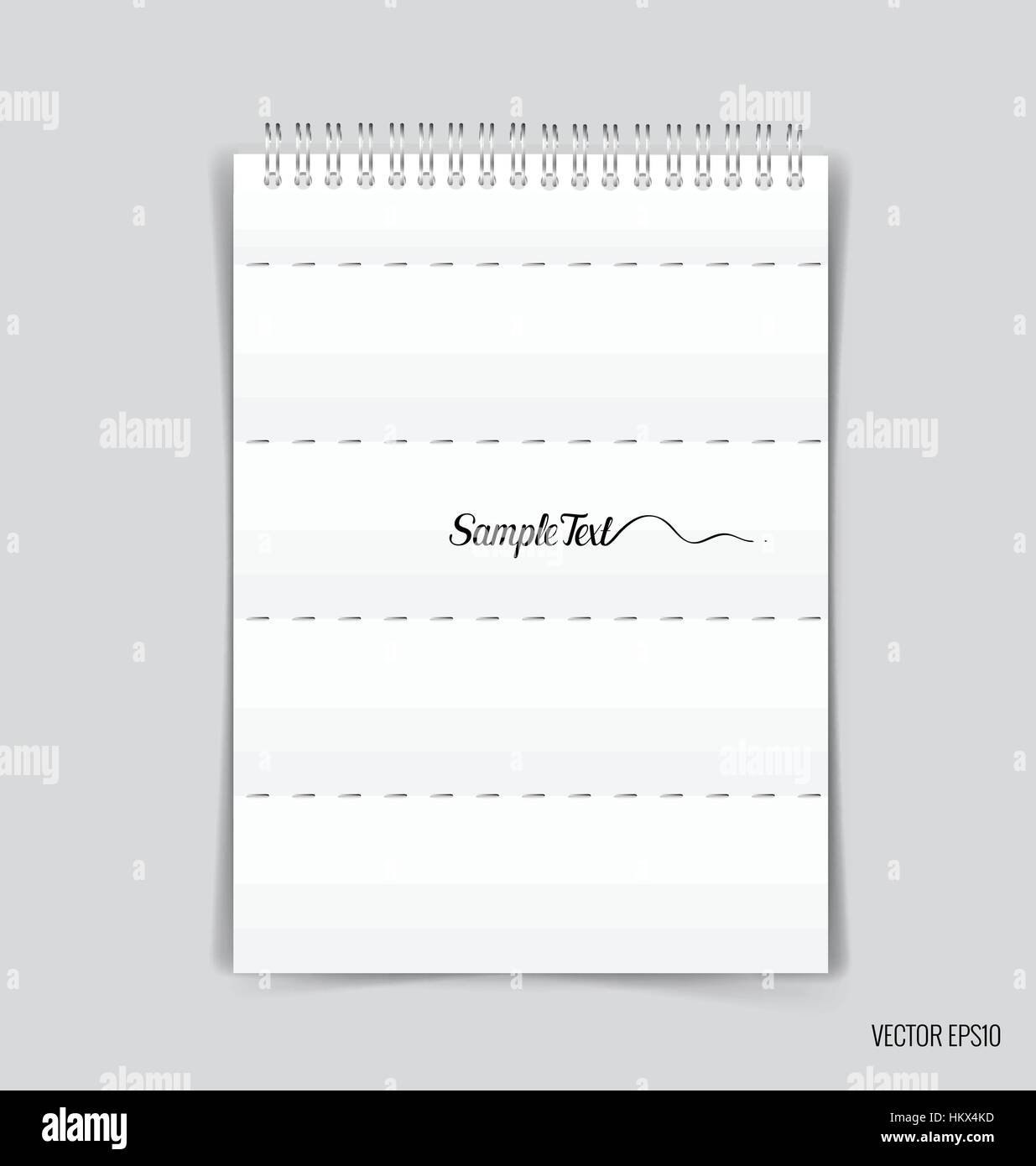 Collection of white note papers, ready for your message. Vector ...