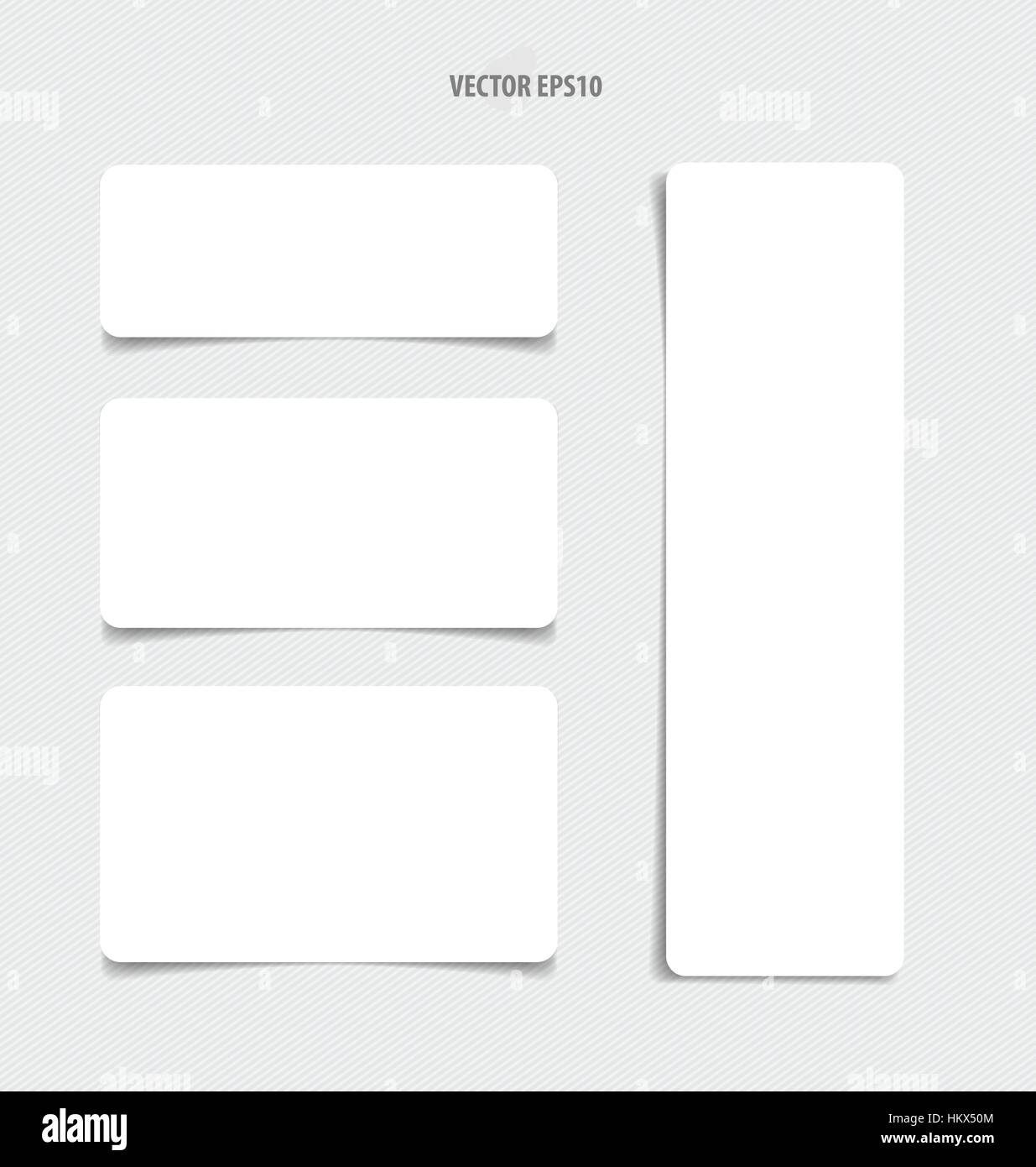 Note papers, ready for your message. Vector illustration Stock Vector ...