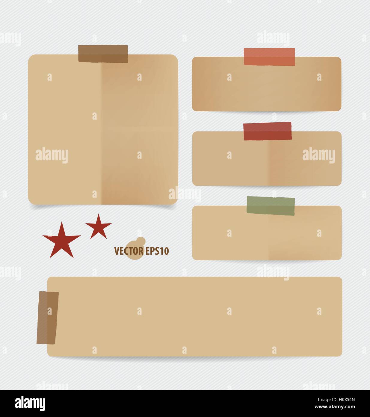 Vintage paper designs. Vector illustration Stock Vector Image & Art - Alamy