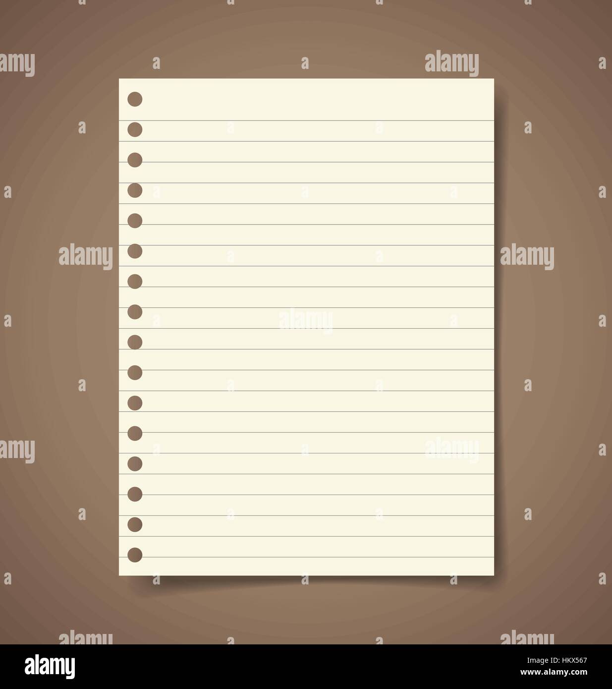 Note paper. Vector illustration Stock Vector Image & Art - Alamy