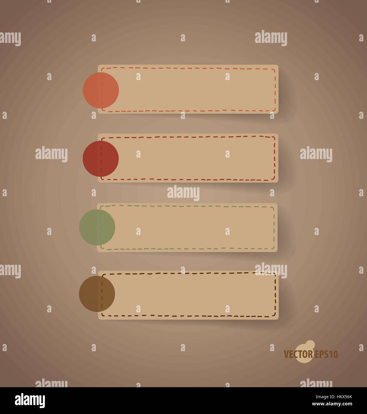 Vintage paper designs (note paper). Vector illustration Stock Vector ...