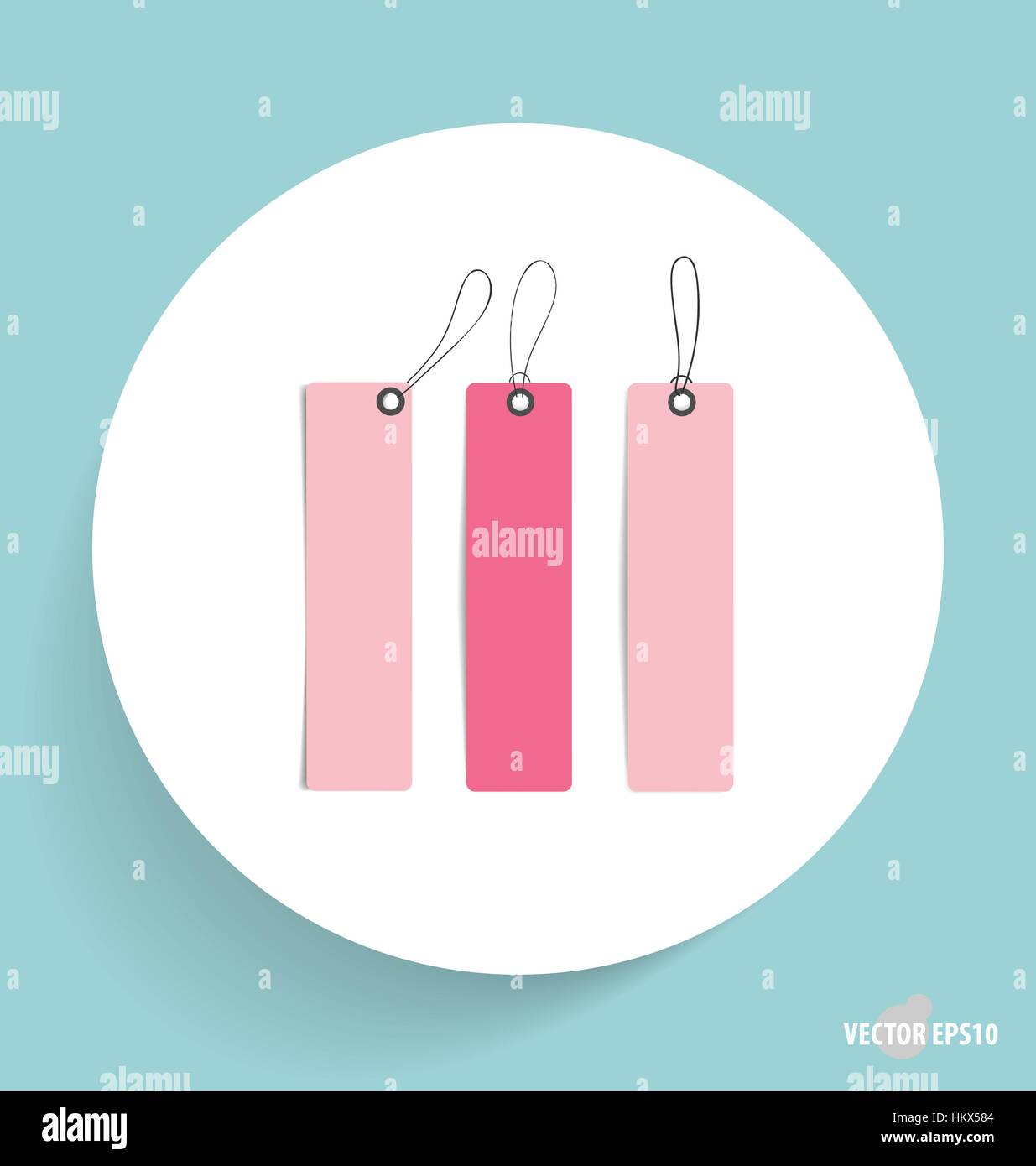 Cute note papers, ready for your message. Vector illustration Stock ...
