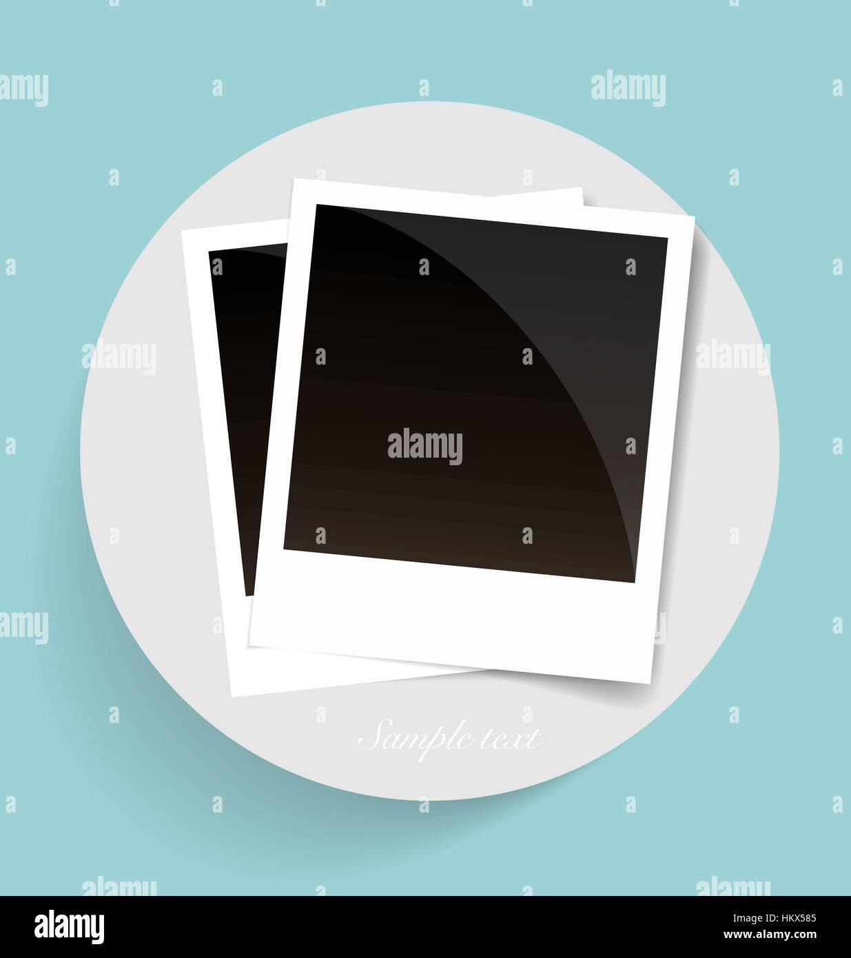 Photo frames, vector illustration Stock Vector Image & Art - Alamy
